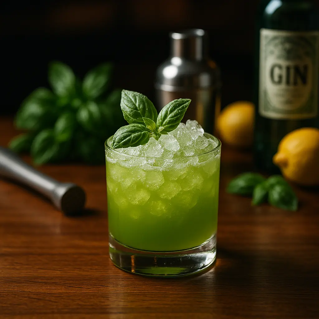 Gin Basil Smash Cocktail Recipe | Signature Taste