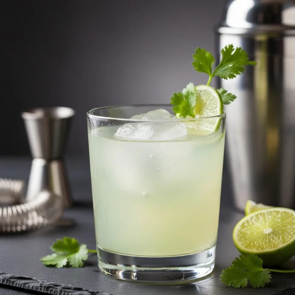 Minatō Coriander Smash Cocktail Recipe | Signature Taste